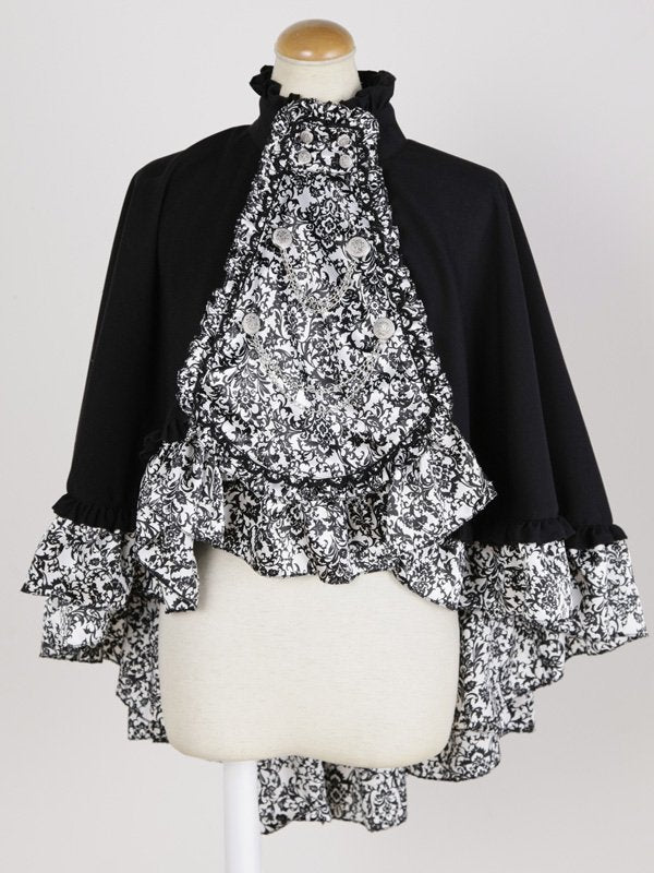 Fishtail Flare Cloak with Emblem Chain | MARBLE | Wunderwelt Fleur ...