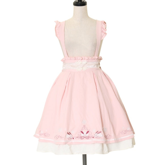 【USED】雪うさぎのチャイナレイヤードジャンパースカート | Amavel | ロリータ ゴスロリブランド服・古着の通販はワンダーウェルト