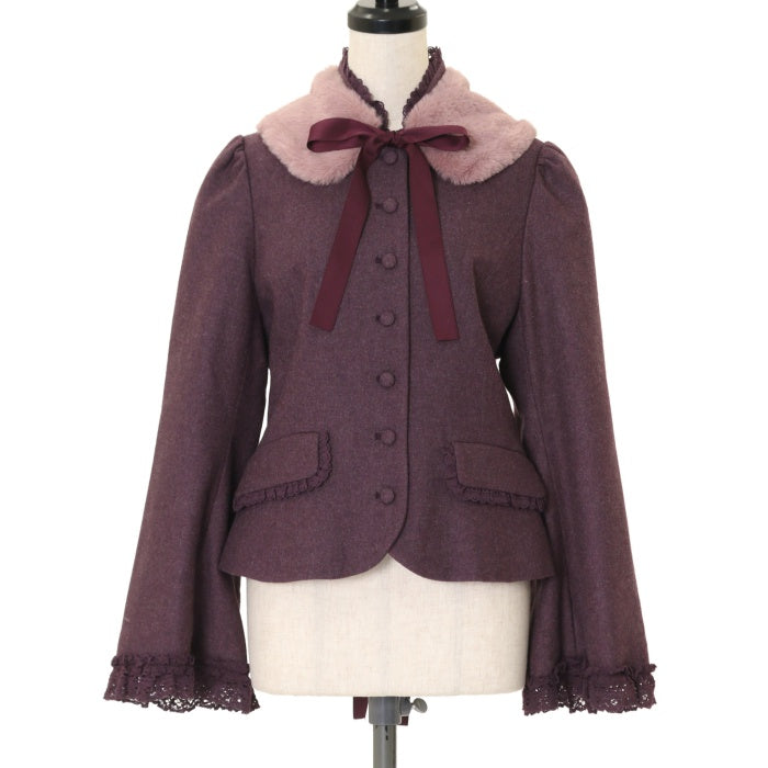 【USED】【Mサイズ】Beatrixショートコート（ライラック） | Sheglit | ロリータ ゴスロリブランド服・古着の通販はワンダーウェルト