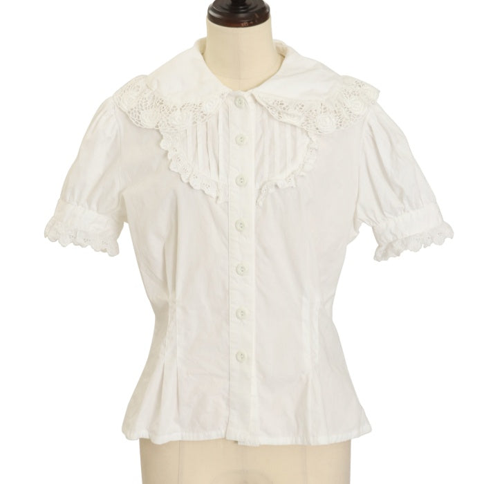 【USED】バラレース半袖ブラウス | Cornet Wunderwelt Online Shop - Gothic & Lolita ...