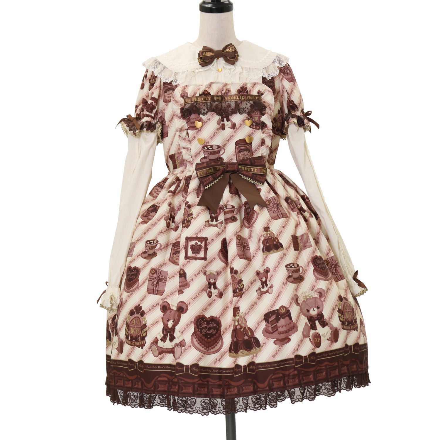 【USED】Bear’s Chocolaterieワンピース | Angelic Pretty | ロリータ ゴスロリブランド服・古着の通販は ...