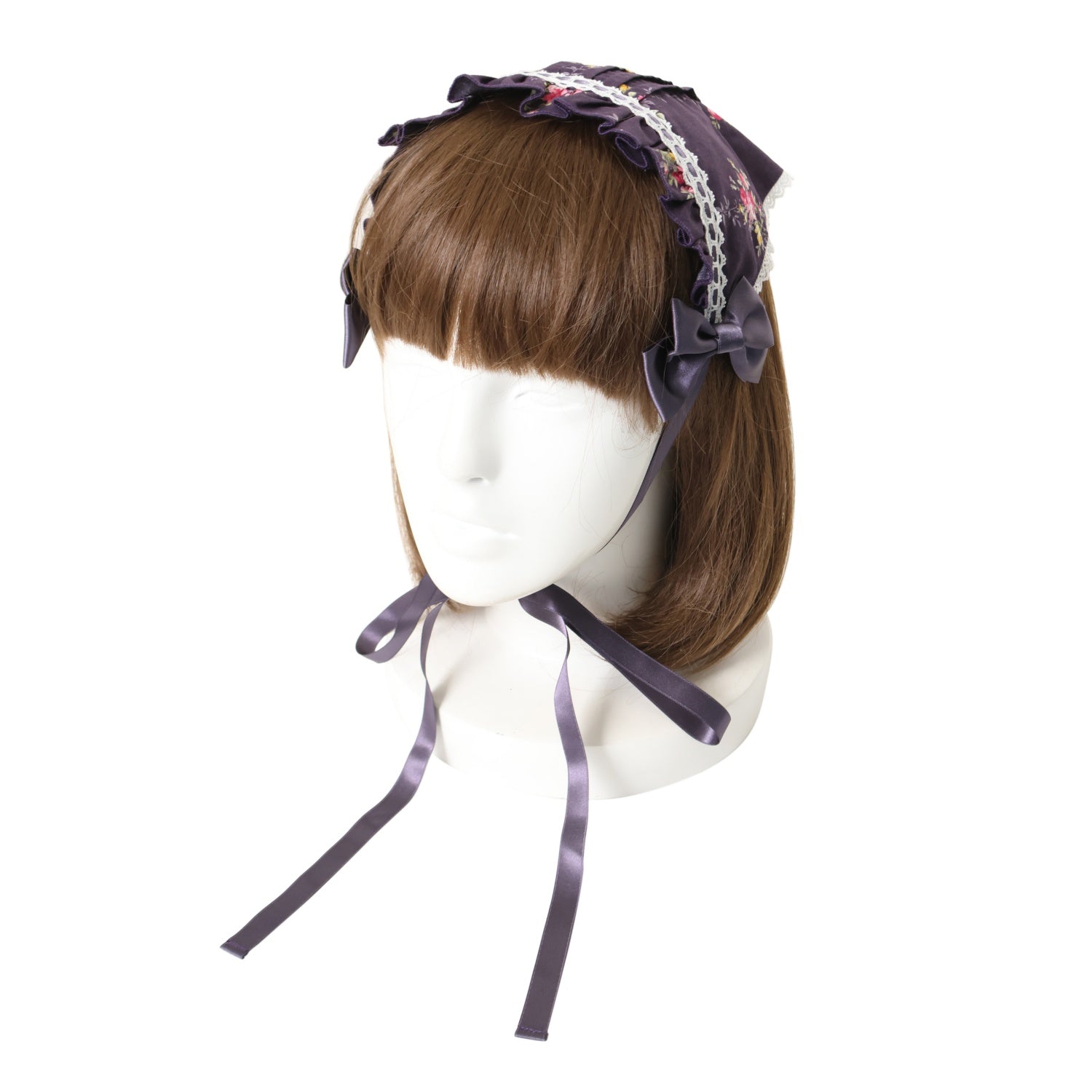 【USED】ピンタックバブーシュカ(花柄) | metamorphose | ロリータ ゴスロリブランド服・古着の通販はワンダーウェルト