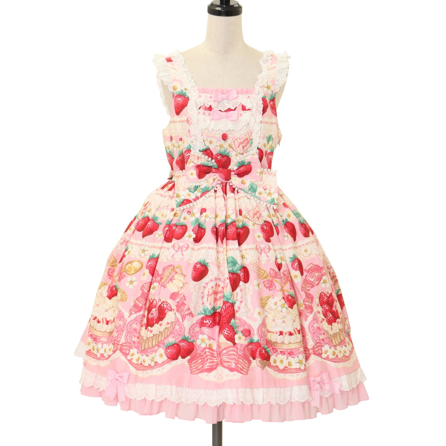 【USED】Strawberry Whipジャンパースカート | Angelic Pretty | ロリータ ゴスロリブランド服・古着の通販は ...