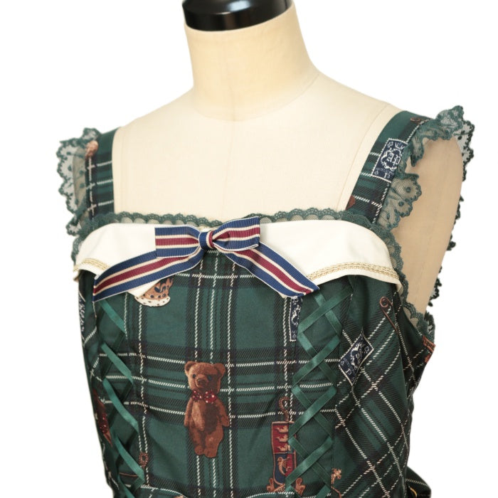 USED】British Bearジャンパースカート | Angelic Pretty USED】British Bearジャンパースカート | Angelic Pretty